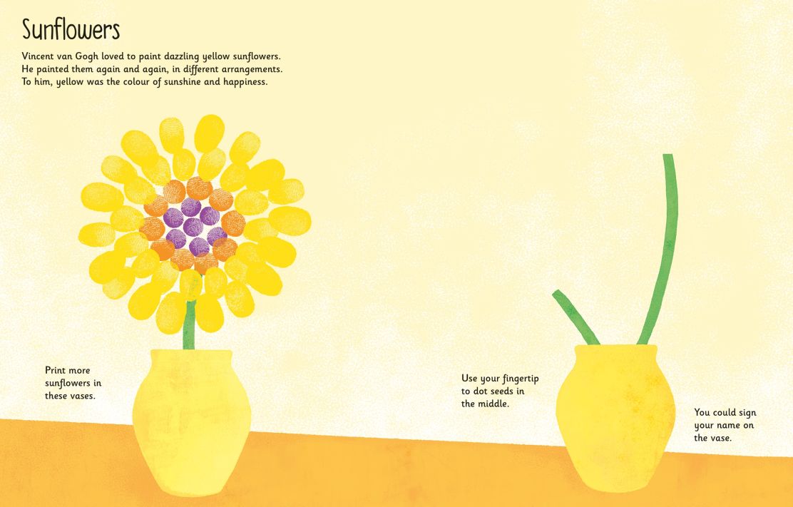 Usborne | Fingerprint Activities Art | Grasshopper