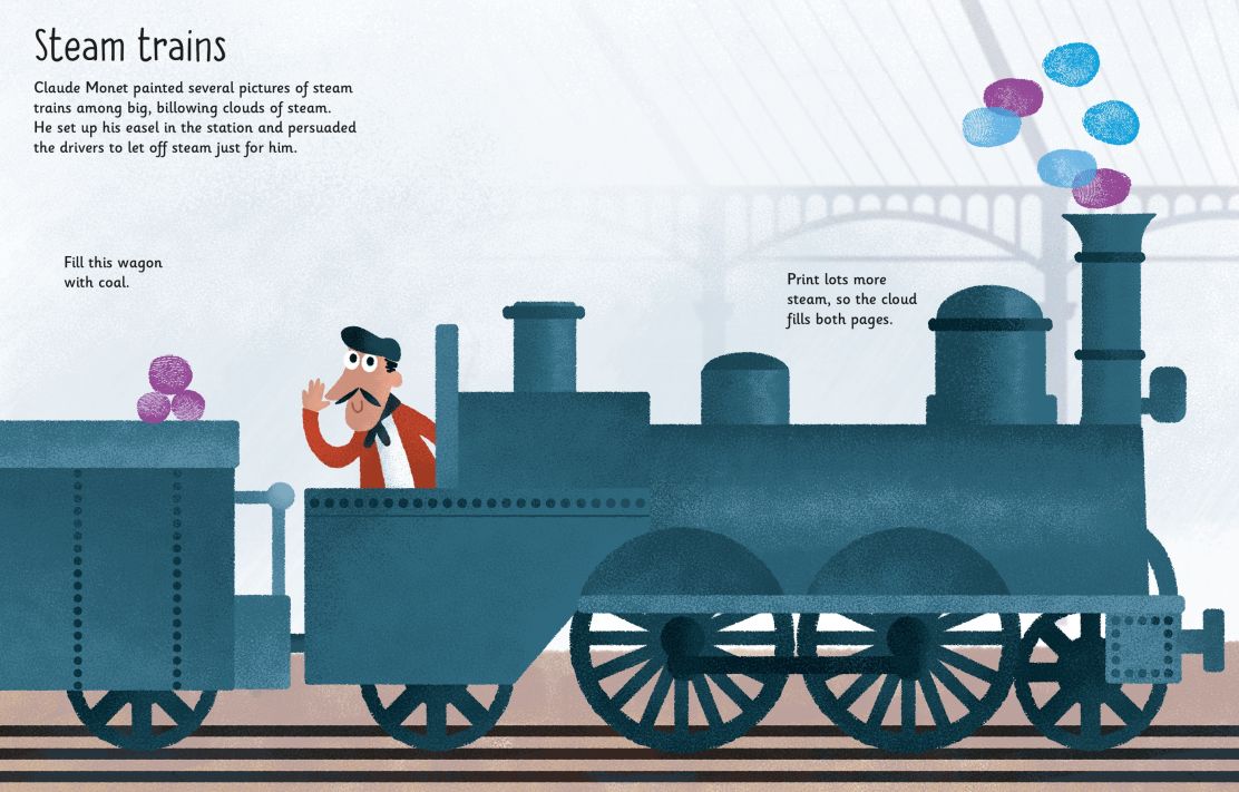 Usborne | Fingerprint Activities Art | Grasshopper