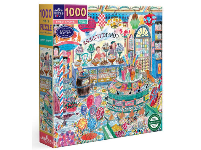 eeBoo | Sweet Shoppe Puzzle 1000 piece | Grasshopper